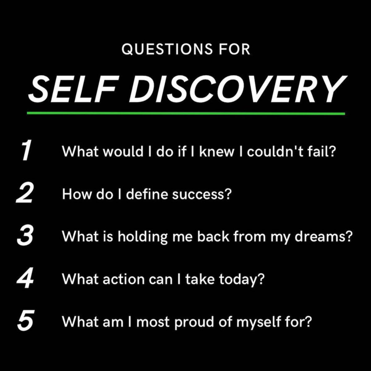 Questions for Self Discovery – VALAENERGY